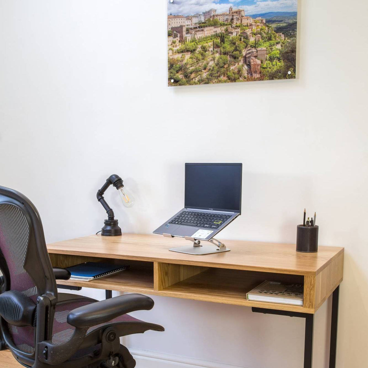 Minimalist Console Desk – Solid Wood Console Table for Home & Office