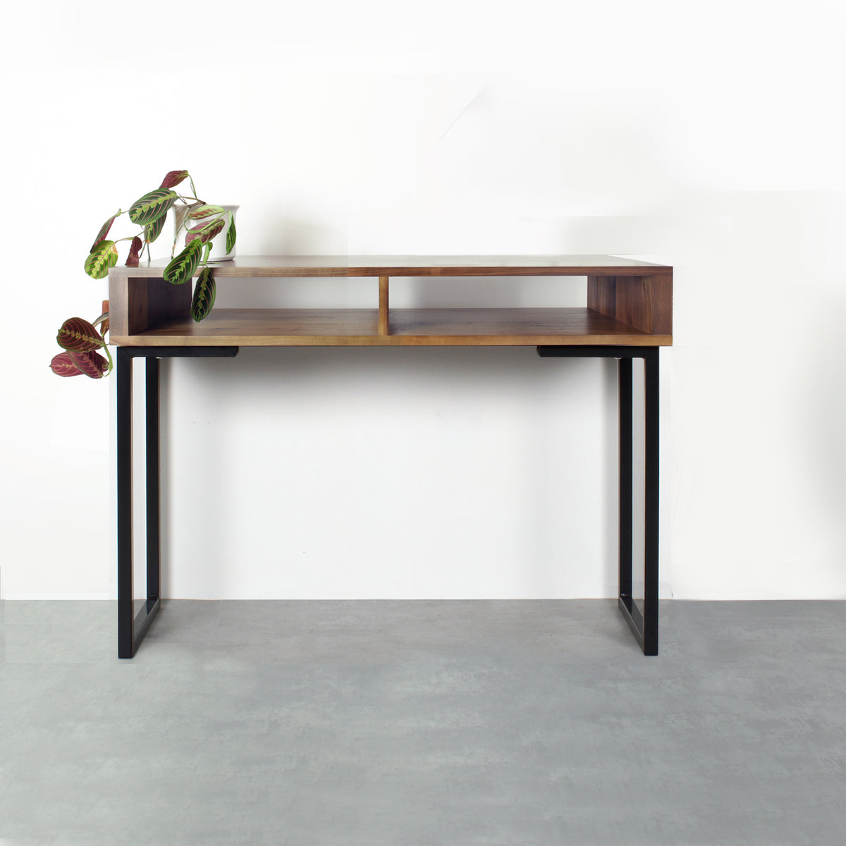 Minimalist Console Desk – Solid Wood Console Table for Home & Office